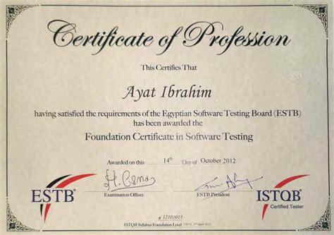 Istqb Foundation Level Certificate Freelancer
