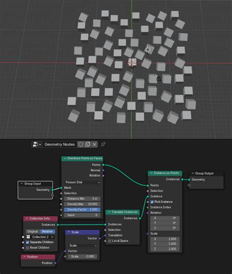 Preserving The Transformation Animation In Geometry Nodes Collection Info Particles And