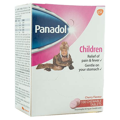 Comprar Analgésico Acetaminofén Panadol Niños Sabor Cereza Masticables