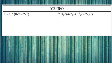 Multiplying Polynomials Problems And Answers For Quizzes And Worksheets
