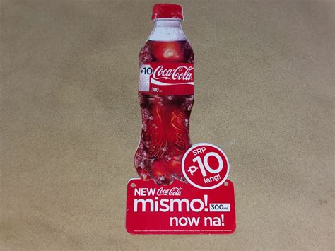 Coca Cola Coke Mismo Bottle Old Collectible Sign Ad Board Store