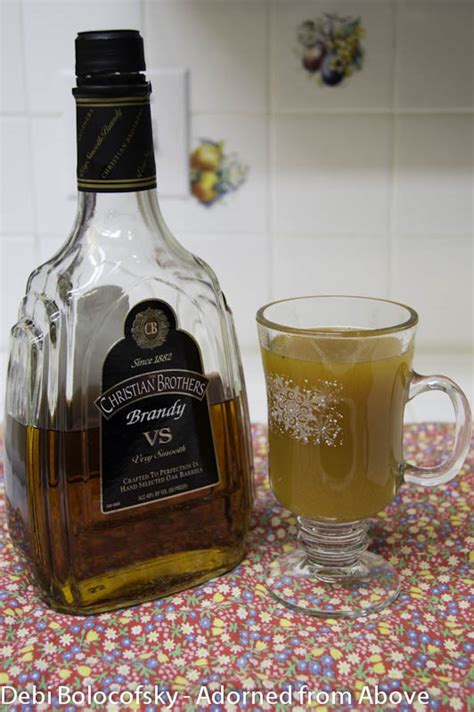 Adorned From Above Russian Tea With Brandy For Fridays Happy Hour