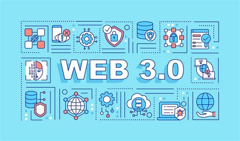 Web 3 0 Word Concepts Turquoise Banner Low Code Platform Infographics
