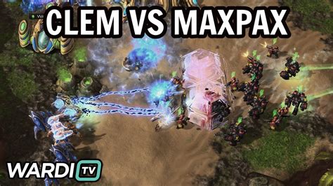 Clem Vs Maxpax Tvp Warditv Mondays 19 Starcraft 2 Youtube