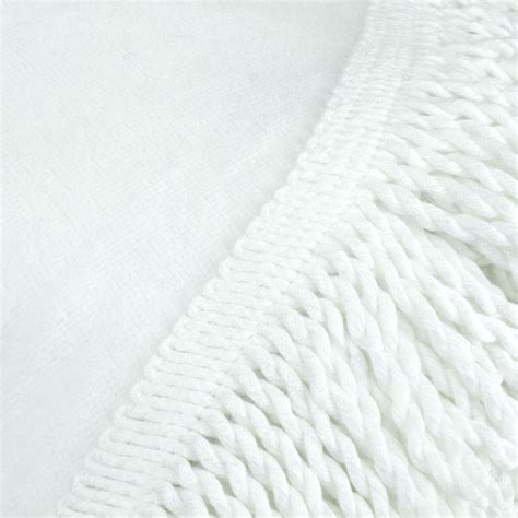 Fringed White Round Beach Towel Round Beach Towels Silkscreen