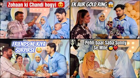 Zohaan Ko Bohot Saara Gold Mila 😱 Pehli Baar Mile Saba Aur Sunny Se ♥
