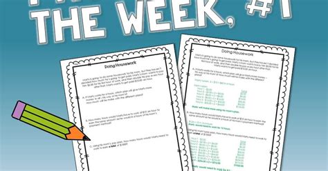 problem of the week 1