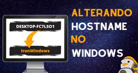 Alterar Hostname No Windows