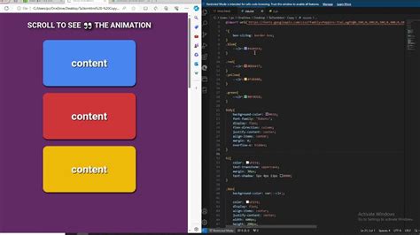 Mohssin Khrimtach On Linkedin 🌟 Created A Simple Scroll Animation