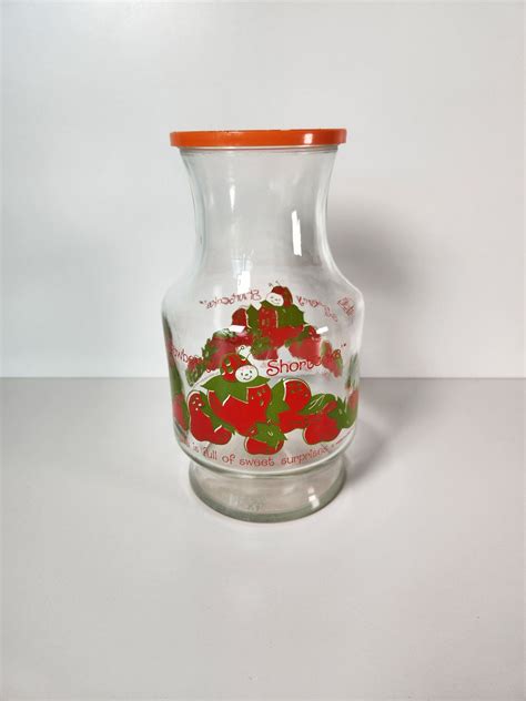 Vintage 1980s Anchor Hocking Strawberry Shortcake Glass Etsy
