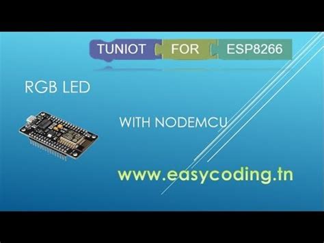 NodeMcu ESP Tutorial A RGB LED YouTube