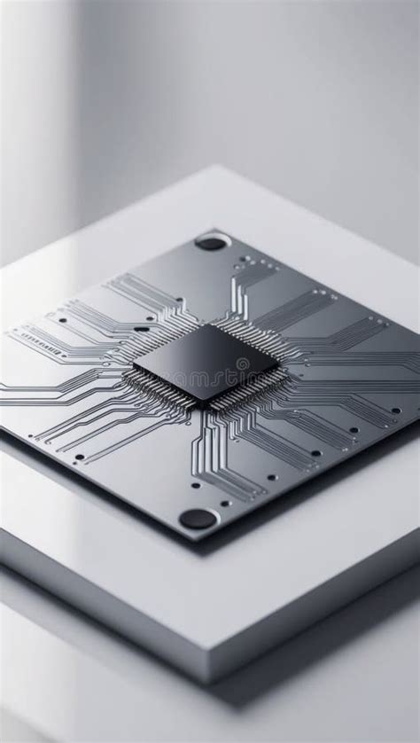 Cloud Computing Technology Concept With Circuit Board Stock Image