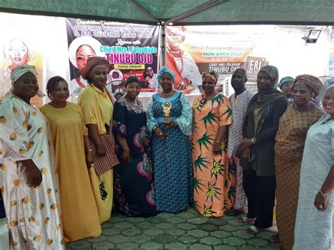 Chief Mrs Folashade Tinubu Ojo Becomes Ambassador For Peace And Unity