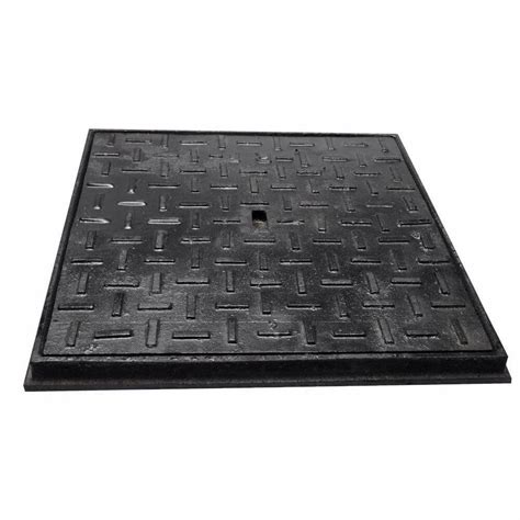 Galvanized Square Cast Iron Manhole Cover 12x12 Inch At ₹ 50piece In