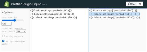 Liquid Format Error Issue 180 Shopify Prettier Plugin Liquid GitHub
