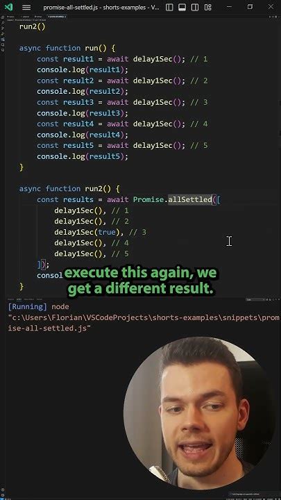 Promiseallsettled Vs Promiseall In Javascript 💡 Youtube