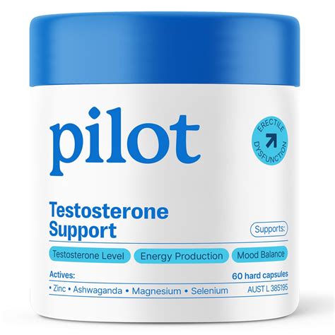 Pilot Testosterone Support 60 Capsules Healthylife