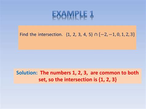 PPT Intersections Unions And Compound Inequalities PowerPoint