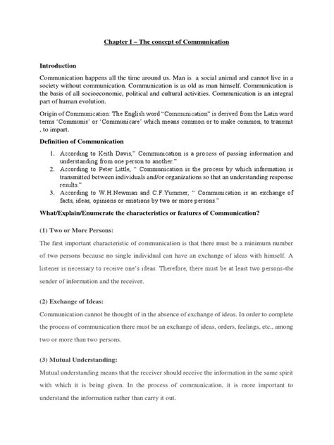 Business Communication Sem1 Notes Pdf Communication Internet