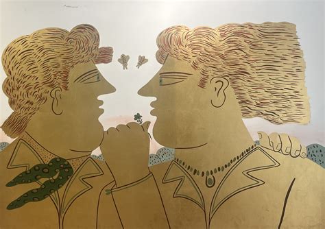 Alekos Fassianos 1935 2022 Young Man With Cat Galerie Lefakis