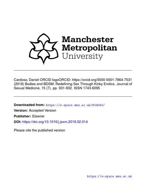 Redefining Sex Through Kinky Erotics Pdf Michel Foucault Bdsm