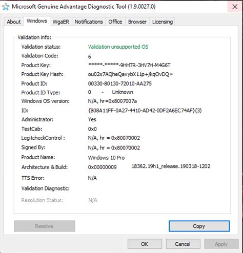 Validation Of Os And Ms Office Microsoft Community