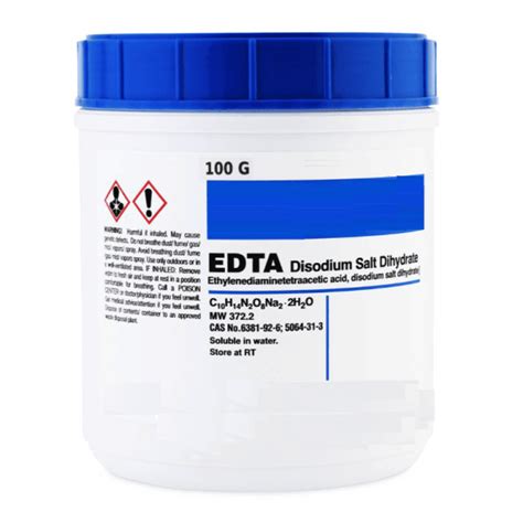 Chemistry Reagent Fisher Bioreagents™ Edta Disodium Pure Grade 99