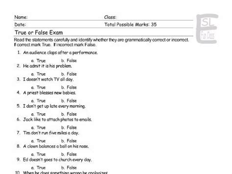 Present Simple Positive And Negative Statements 20 WS Bundle Teaching