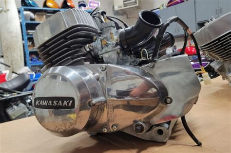 No Reserve 1973 Kawasaki S2 350 Engine For Charity For Sale On Bat