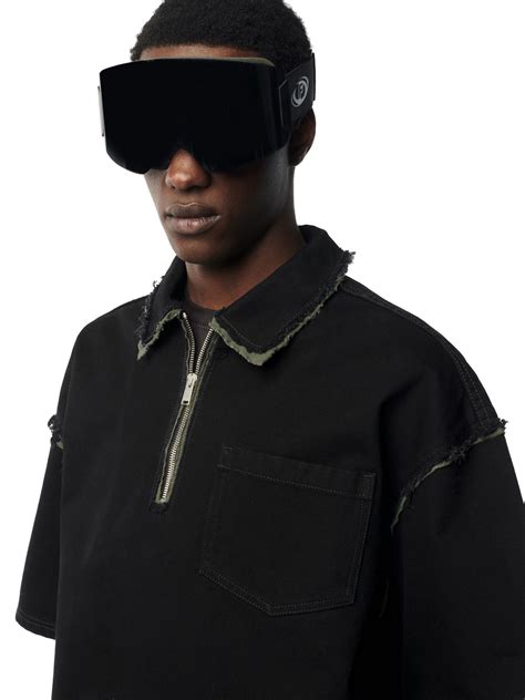 Rebuilt Denim Ss Zip Shirt Heron Preston® Official Site