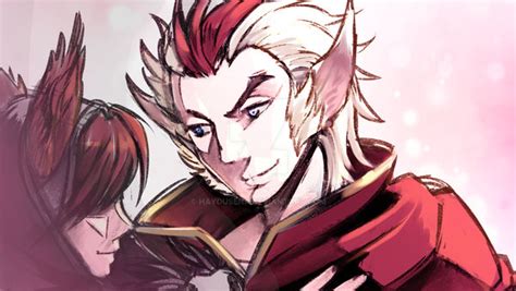 Lol Scribbles Rakan By Hayousena On Deviantart