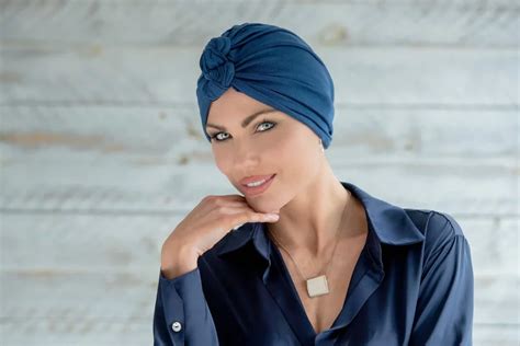 Blue Chemo Hats For Women Masumi Headwear