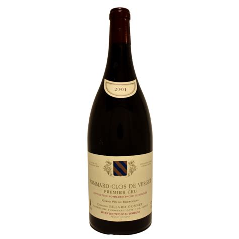 Pommard 1er Cru Clos De Verger Domaine Billard Gonnet 2001