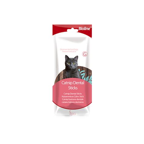 Catnip Para Gatos Dental Stick Bioline Hierba Gatera Fullgatos