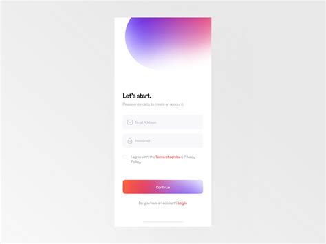 Sign Up Design Challenge 1 By Unarshia For Reverb On Dribbble
