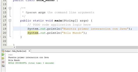 Hola Mundo En Java