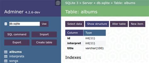Adminer Database Management In A Single Php File