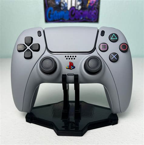 Custom Ps1 Original Gray Retro Custom Wireless Controller For Ps5 Or Pc Etsy