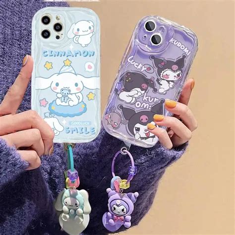 Cinnamoroll Chain Case For Oppo A3x Pro 5g A18 A17 A16 A15 A78 A79 A36