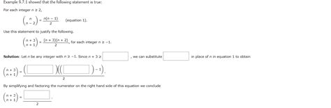 Solved Example 971 Showed That The Following Statement Is