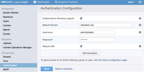 Time In Log Insight Roles Issues SFlanders