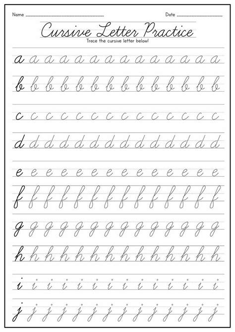 Cursive Tracing Words Worksheets Cursive Writing Practice Sheets