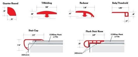 Coretec Plus 5 Transition Moldings