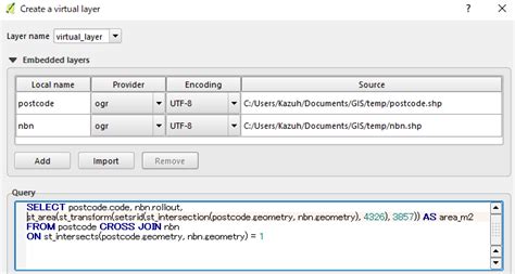 Area Of Intersection Between Two Polygon Files In Qgis Geographic Information Systems Stack