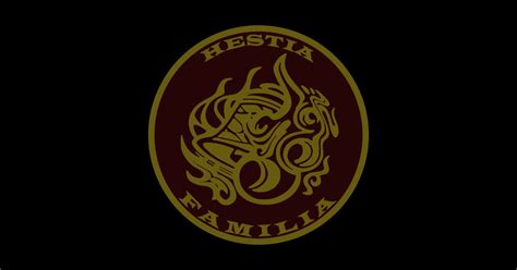 Danmachi Hestia Familia Emblem Danmachi Sticker Teepublic
