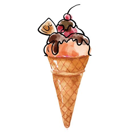 Summer Ice Cream Vector Png Images Summer Ice Cream Decoration