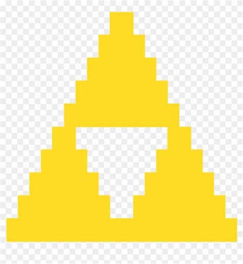 8 Bit Link Holding Triforce