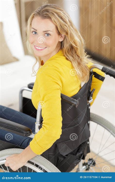 Disabled Woman In Wheelchair At Home Stock Photo Image Of Vegetable