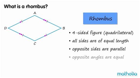 Properties Of Rhombus Worksheet