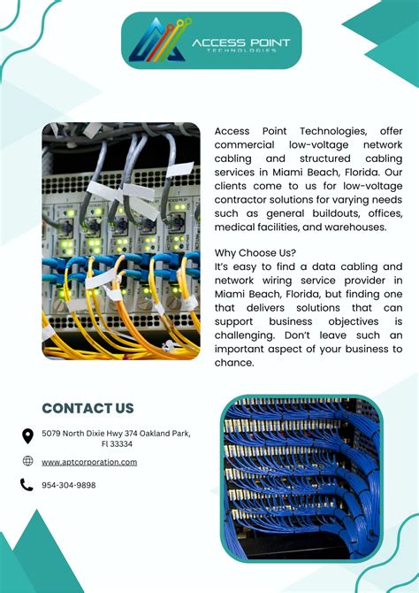 Ppt Structured Cabling Company In Miami Florida Access Point Technologies Powerpoint